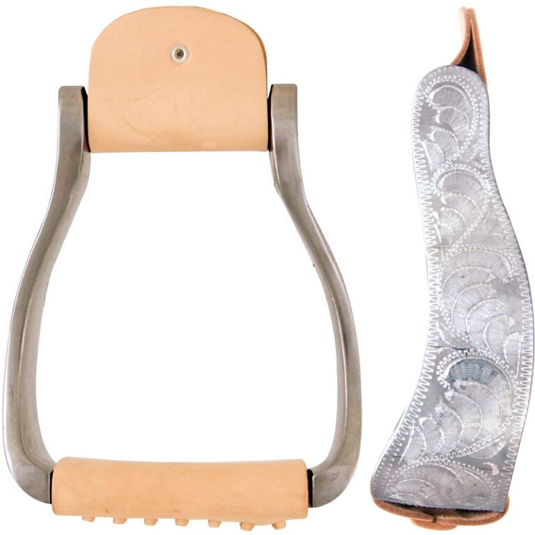 Metalab Aluminum Engraved Offset Stirrups | Pakenham Western