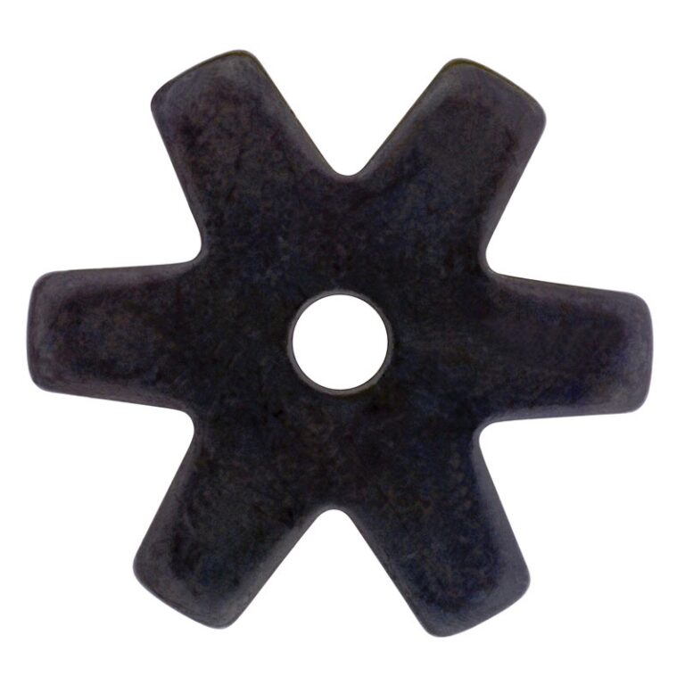Metalab Black Satin 6 Point Rowel 1-1/4" | Pakenham Western
