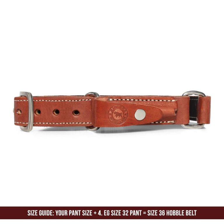 Ringers Western Men's Belt Hobble 'Medium Brown' | Pakenham Western