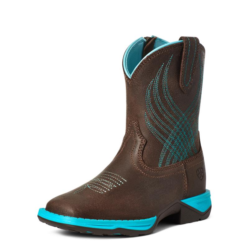 Roper Girl's Boots Monterey Aztec Black Leather | Pakenham Western