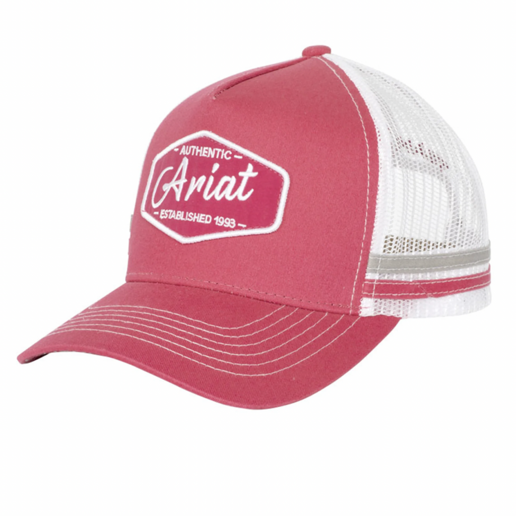 Ariat Cap 'Est Patch' Trucker Raspberry AC2207 | Pakenham Western