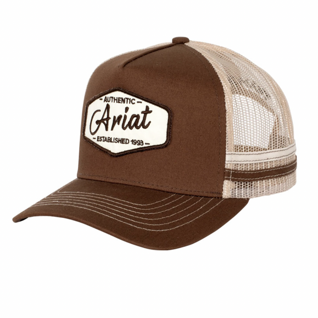 Ariat Cap 'Est Patch' Trucker Dachshund Brown AC2206 | Pakenham Western