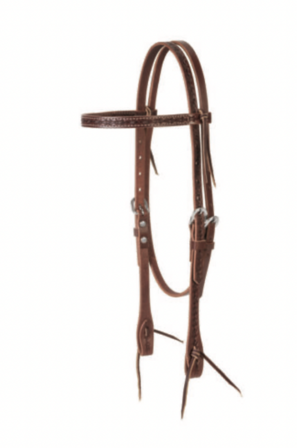 Weaver Headstall Barbed Wire Brow Band | Pakenham Western