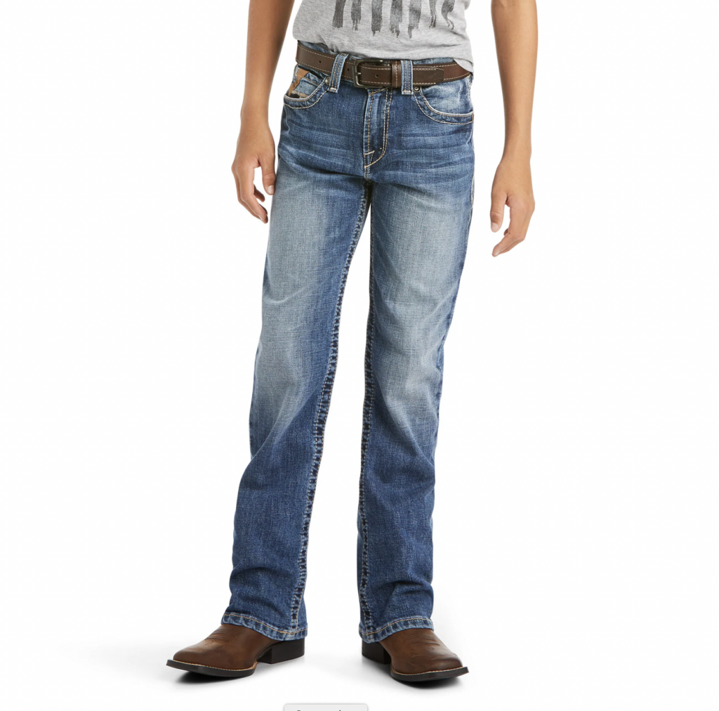 Ariat Boy's Jeans 'B4 Longspur' Relaxed Boot Cut Dakota 10036856 ...