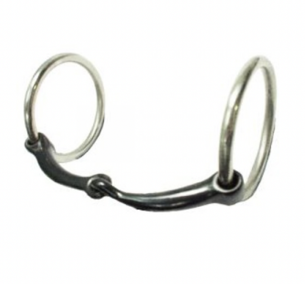 Sweet Iron Snaffle Bit 2 1/2 Rings Curved Standard Mouth Piece 071005 ...