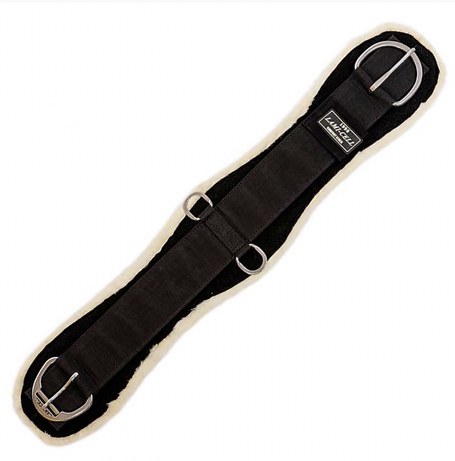 Lami-Cell V22 Western Fleece Girth Black | Pakenham Western