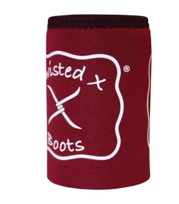 Twisted X Logo Stubby Cooler Red | Pakenham Western