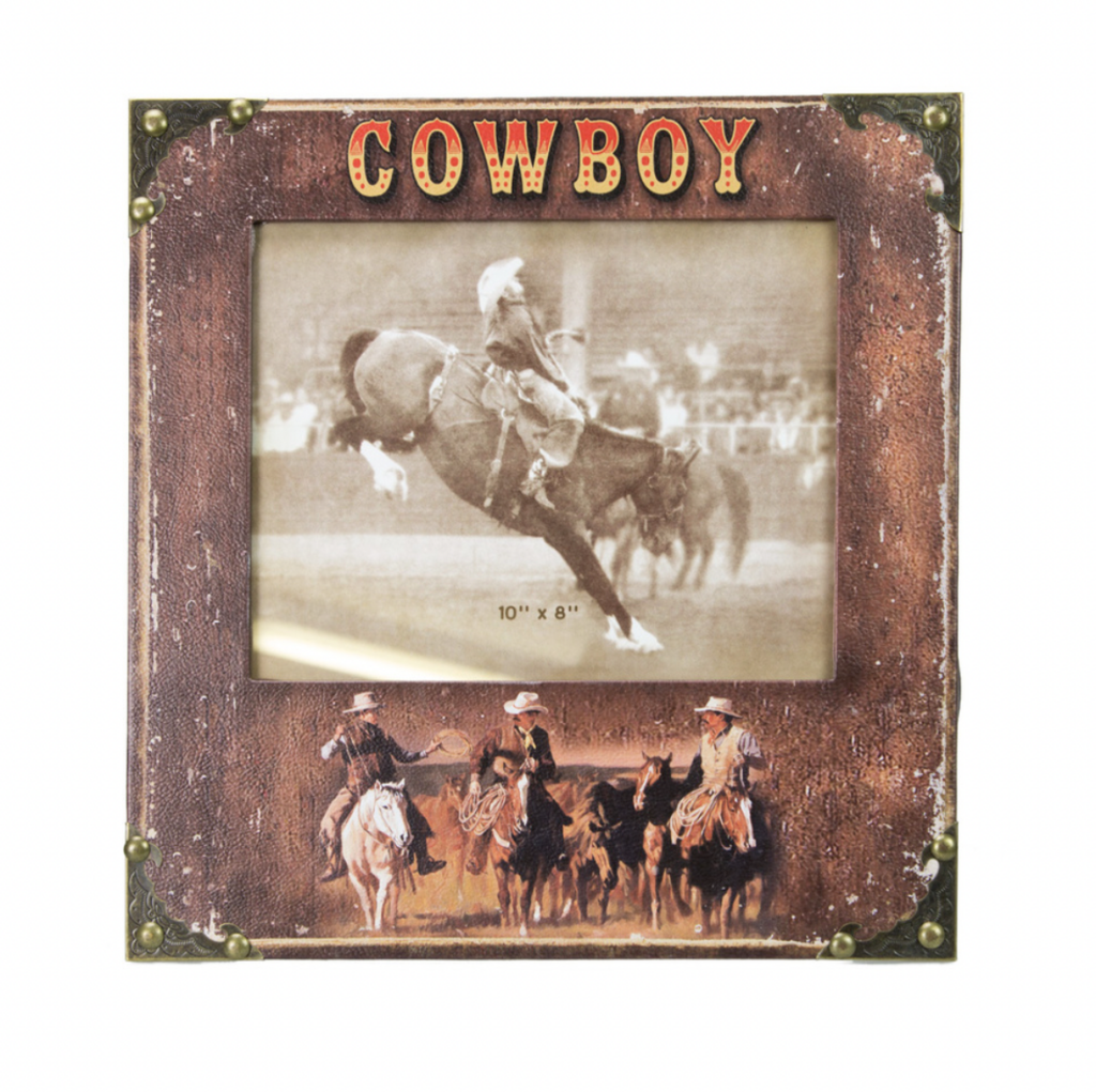 Photo Frame Cowboy Roundup Print 10x8 7028 | Pakenham Western