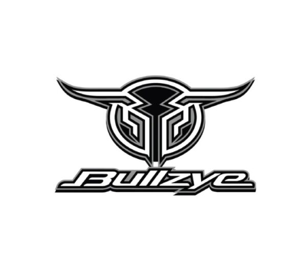 Bullzye Logo Sticker Blue Red Pink Grey | Pakenham Western