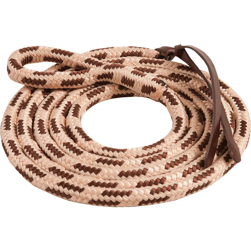 Ezy Ride Poly Lead Loop 5/8x9ft Brown Cream | Pakenham Western