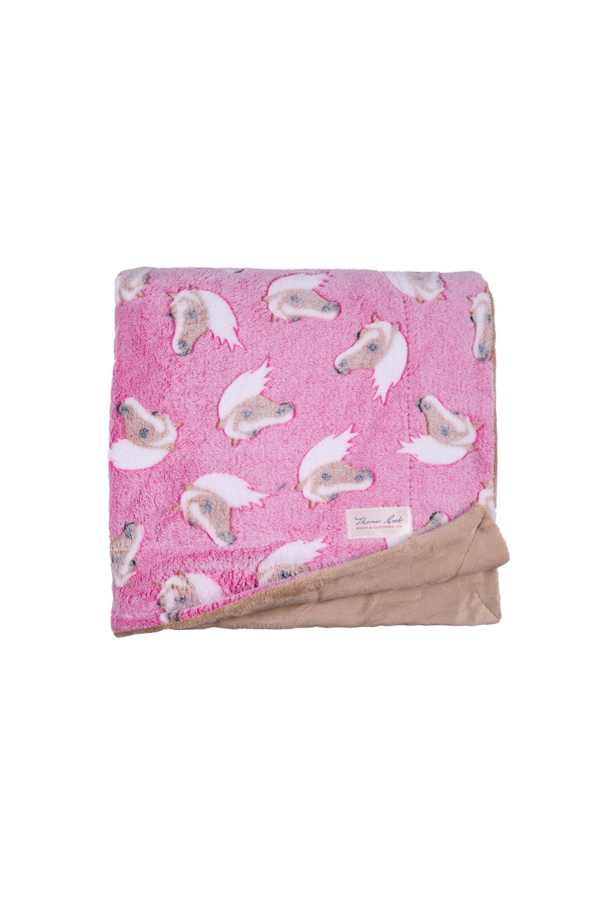 Thomas Cook Snuggle Rug 'Horse' Pink | Pakenham Western