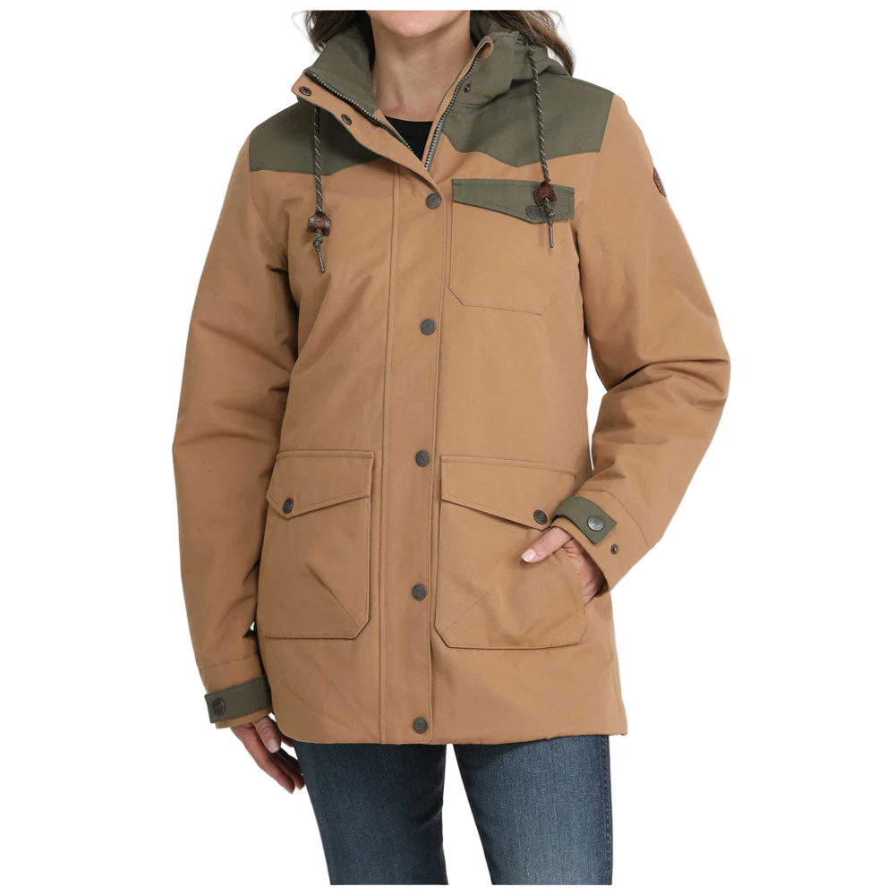 Cinch Women's Barn Jacket Brown MAJ9921001 BRN | Pakenham Western