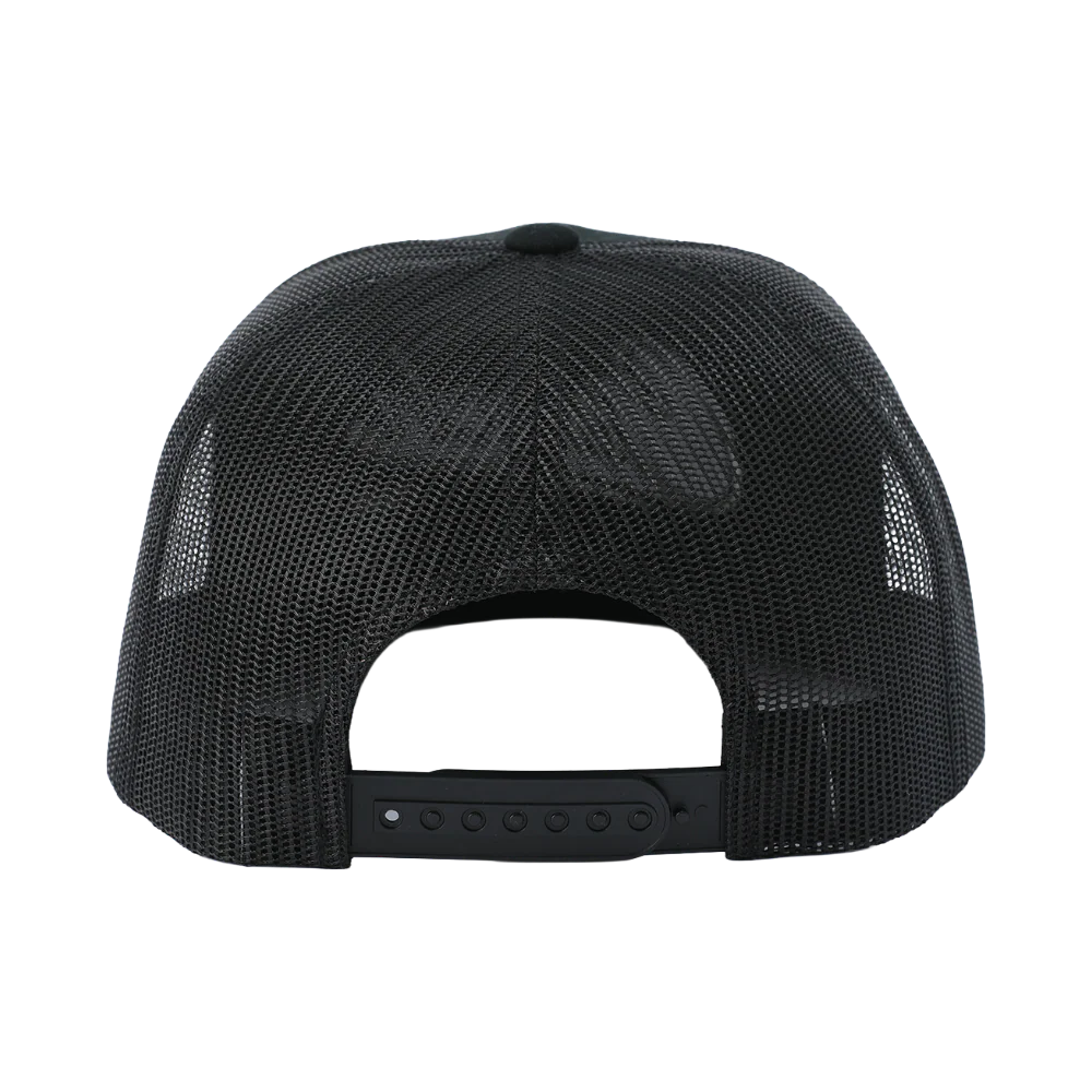 Cinch Cap Trucker 'Embroidered' Solid Black MCC0760003 BLK | Pakenham ...