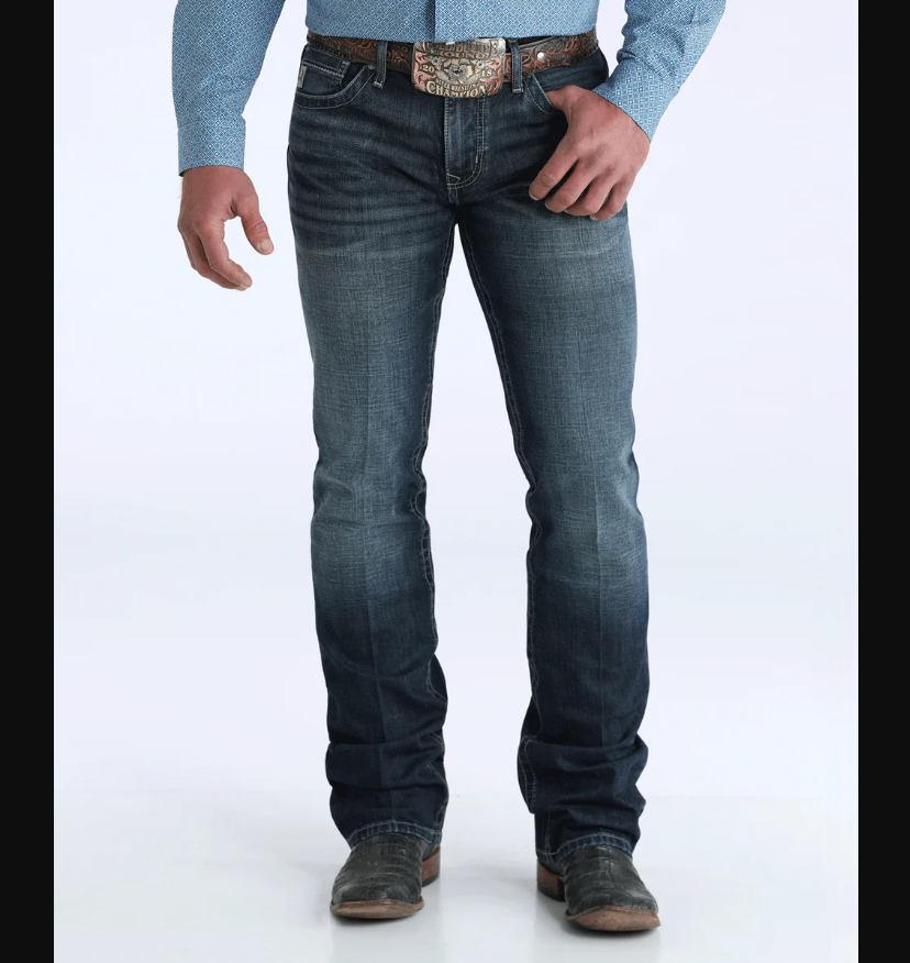 Cinch Men's Jeans 'Ian' Slim Fit Dark Stone MB32436001 | Pakenham Western